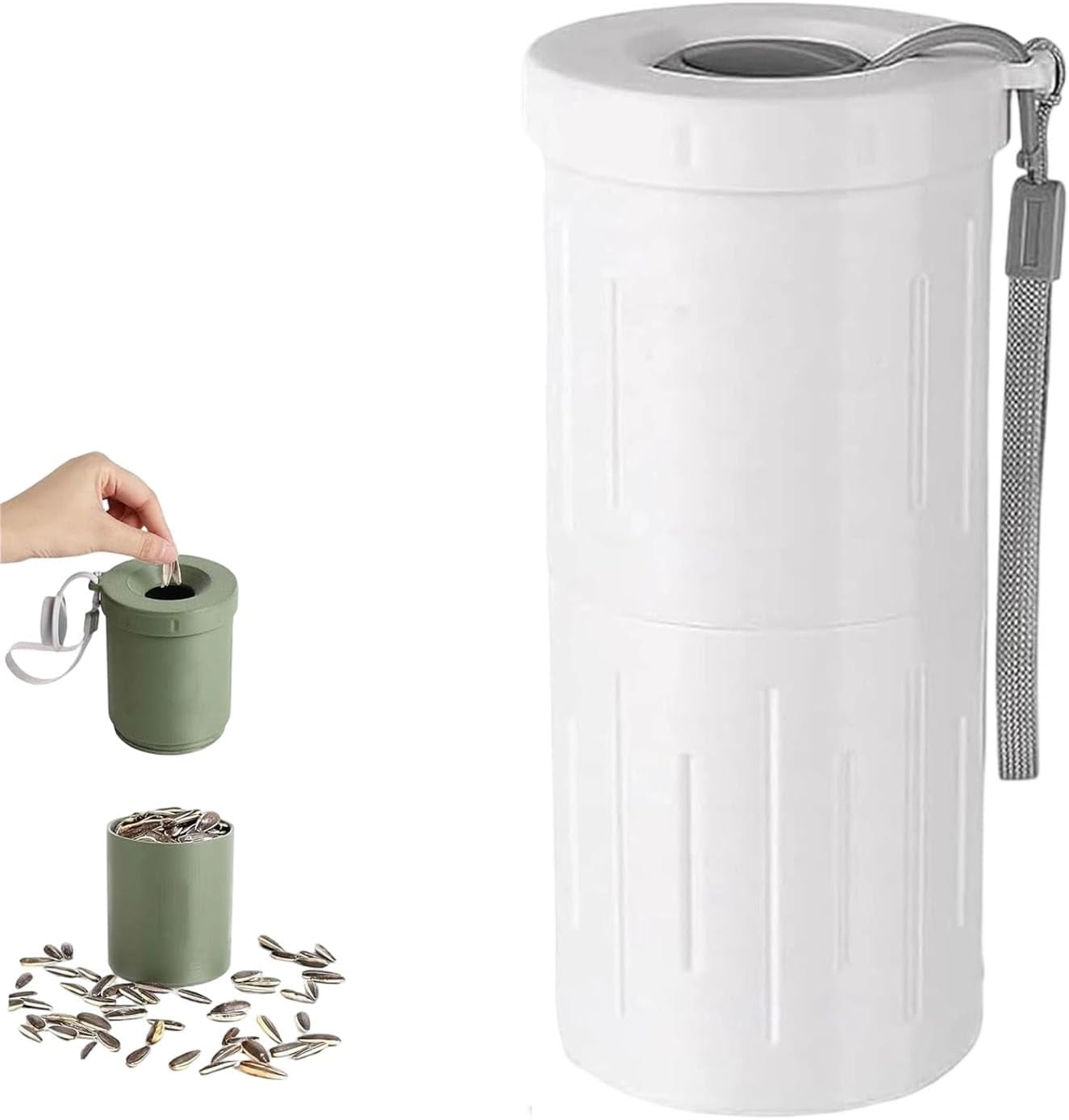Sunflower Seed Spit Cup Portable – 3D Printed with Shell Storage & Seed ...