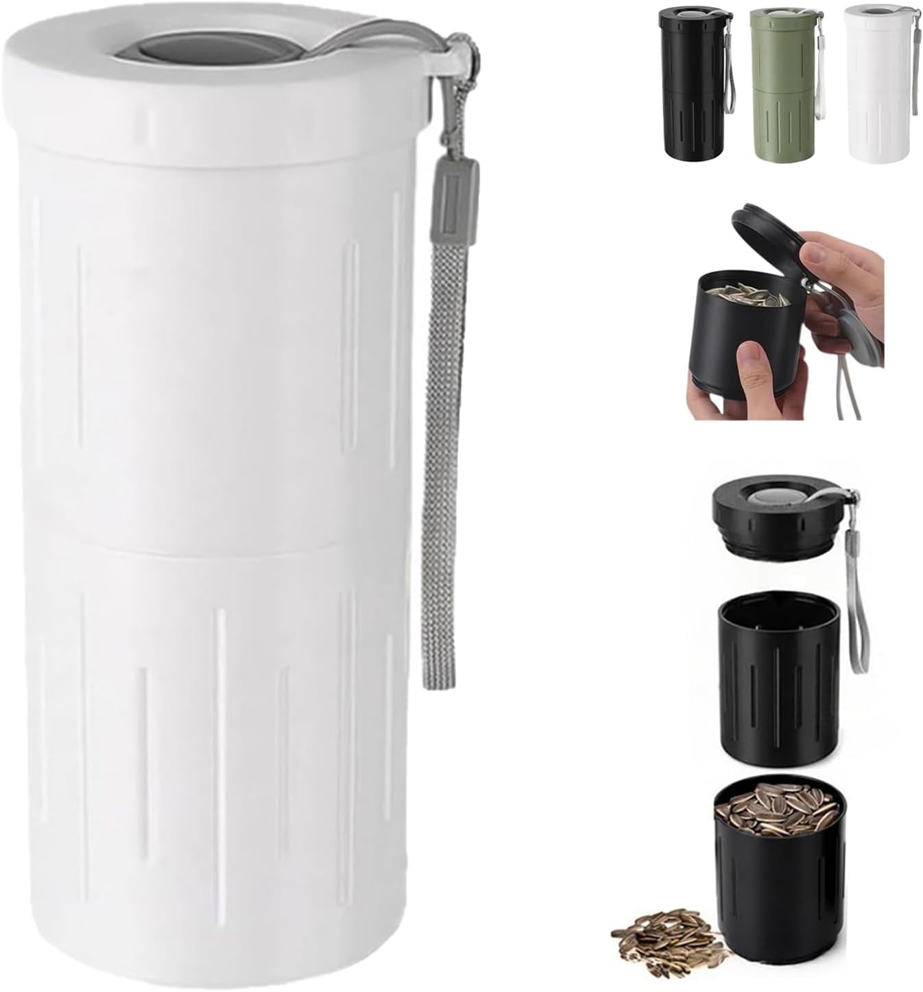 Sunflower Seed Spit Cup with Seed Organizer And Shell Storage ...