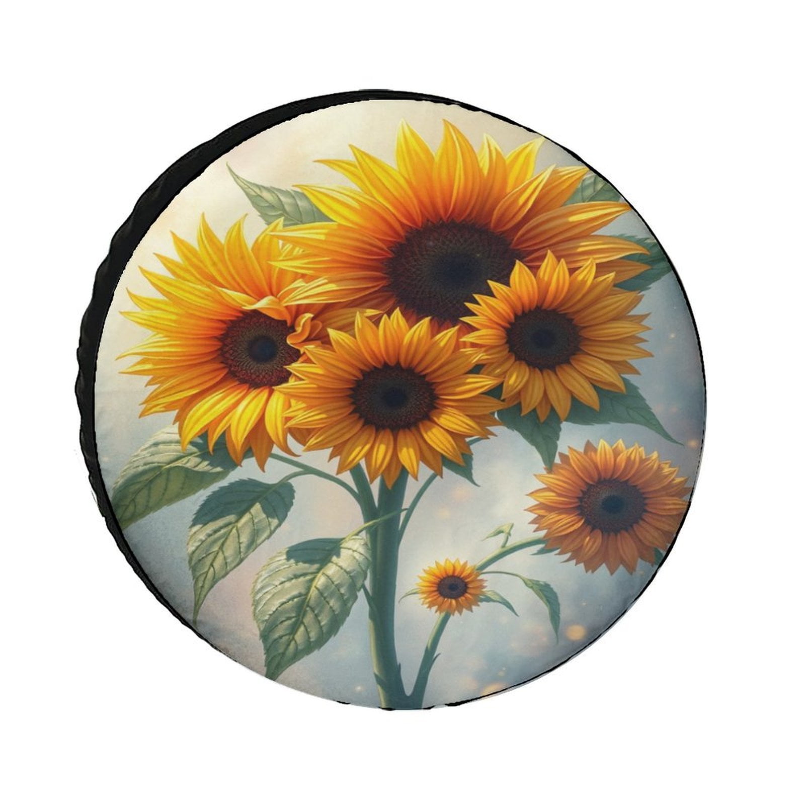 Sunflower Spare Tire Cover Weatherproof Wheel Camper Protectors ...