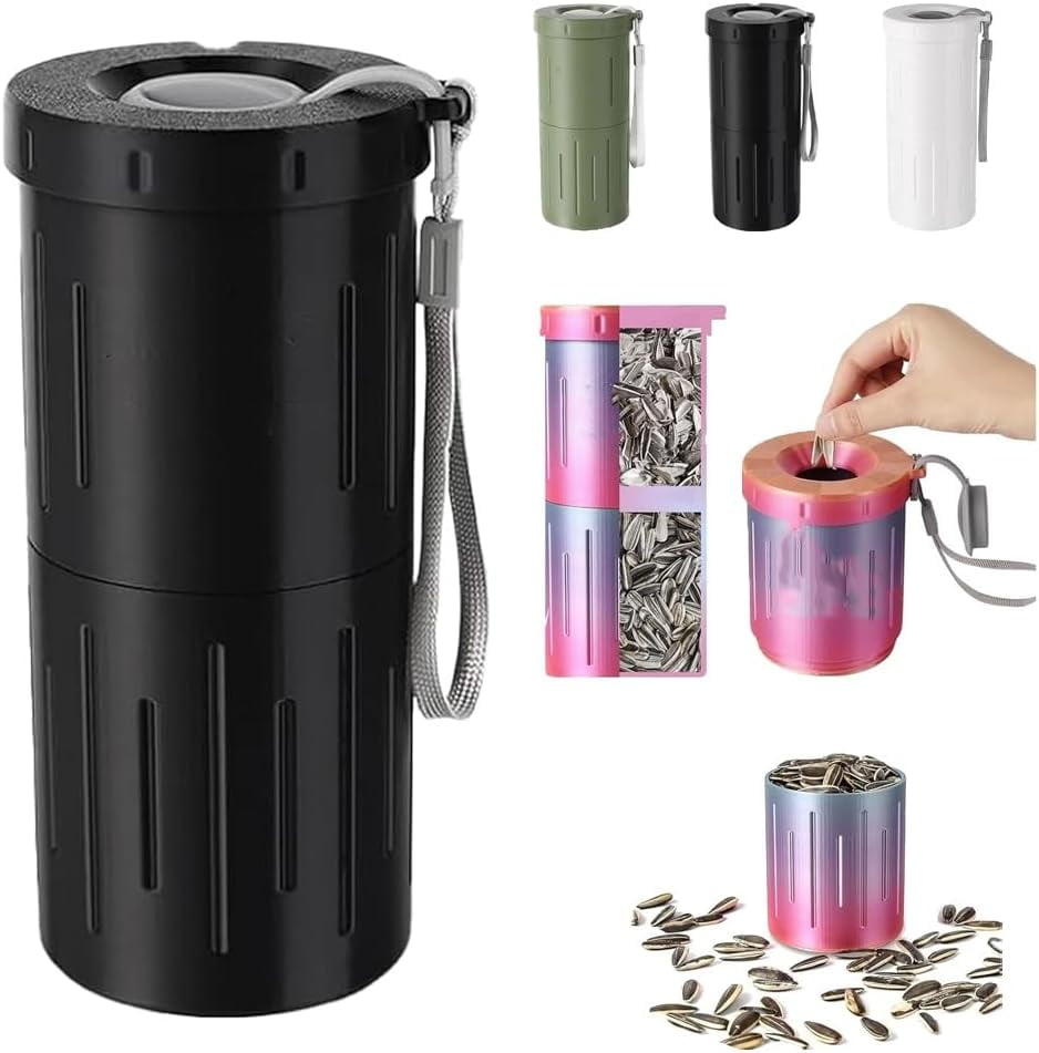 Sunflower Spit Cup, Sunflower Seed Spit Cup with Seed Organizer & Shell ...