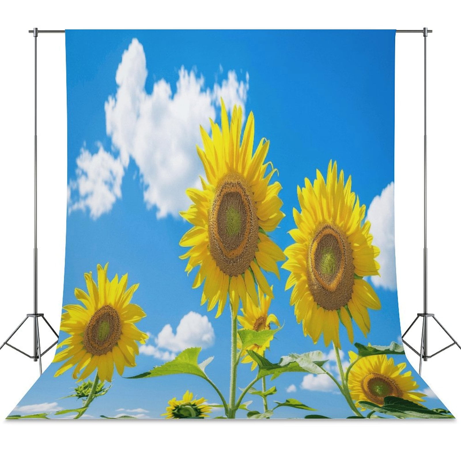 Sunflower Spring Wall Backdrop Background Floral Backdrops 5x7FT ...