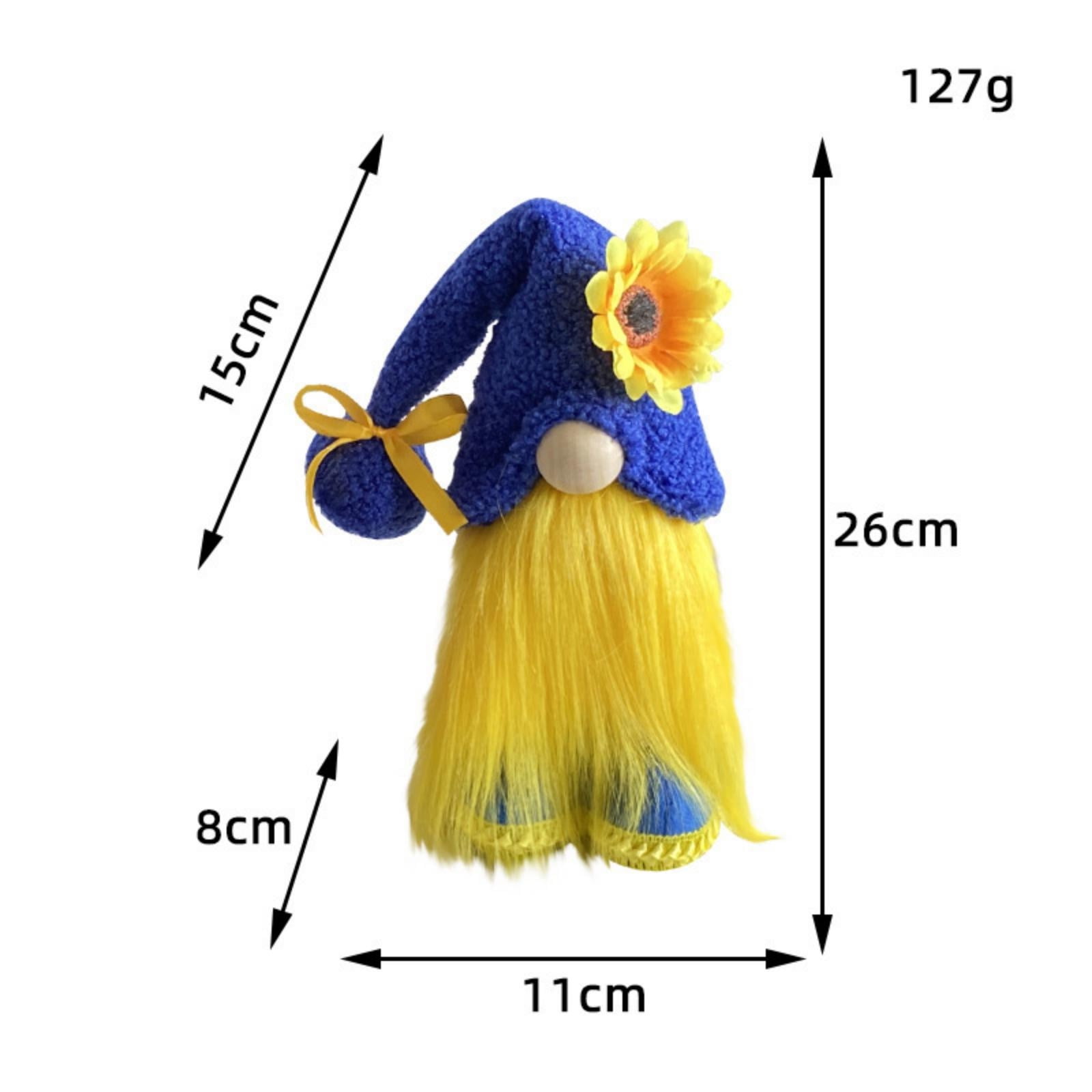 Clearance Sunflower Standing Doll Cute Doll Decorations Plush Faceless ...