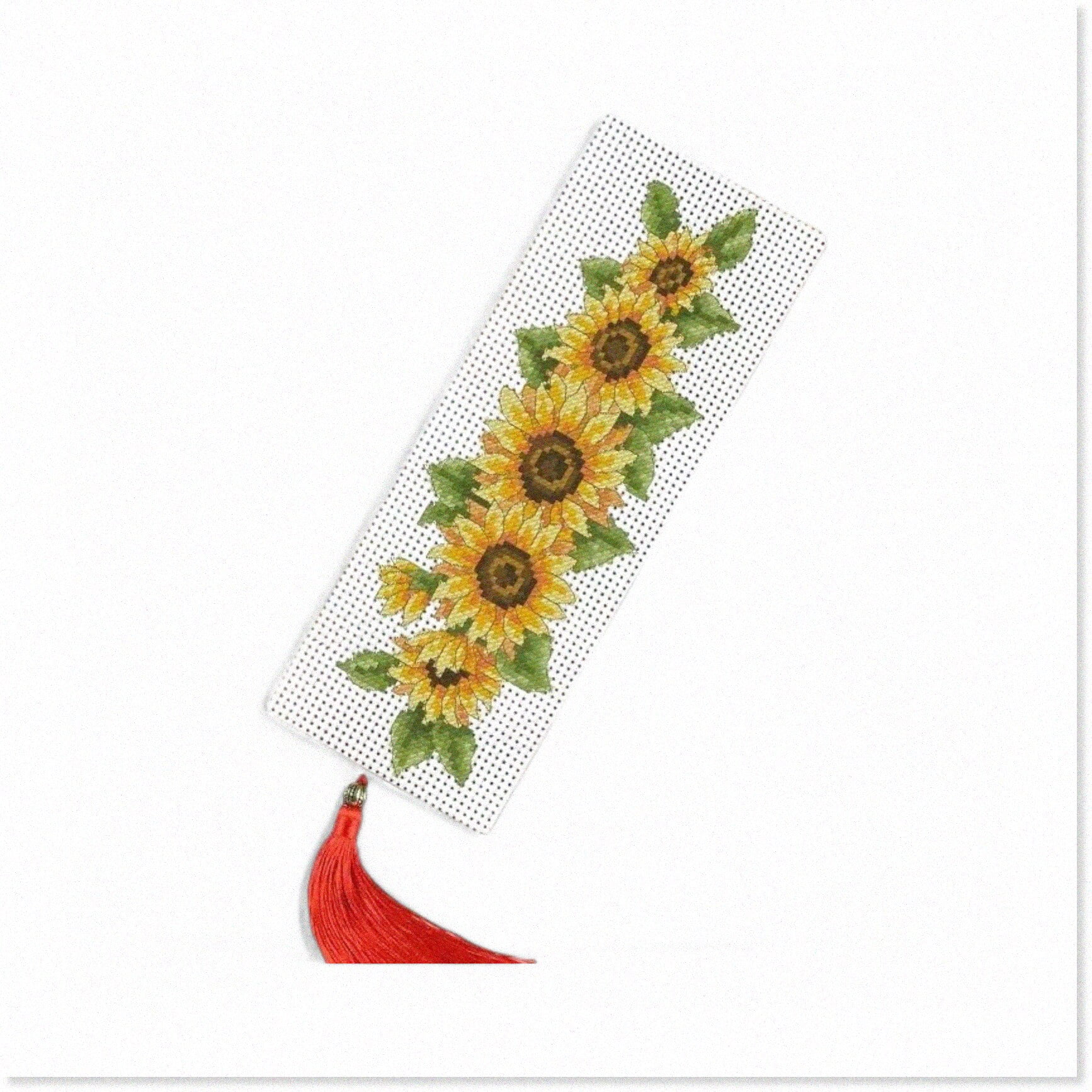 Sunflower Stitch & Mark Kit: Counted Cross Stitch Bookmarks with ...