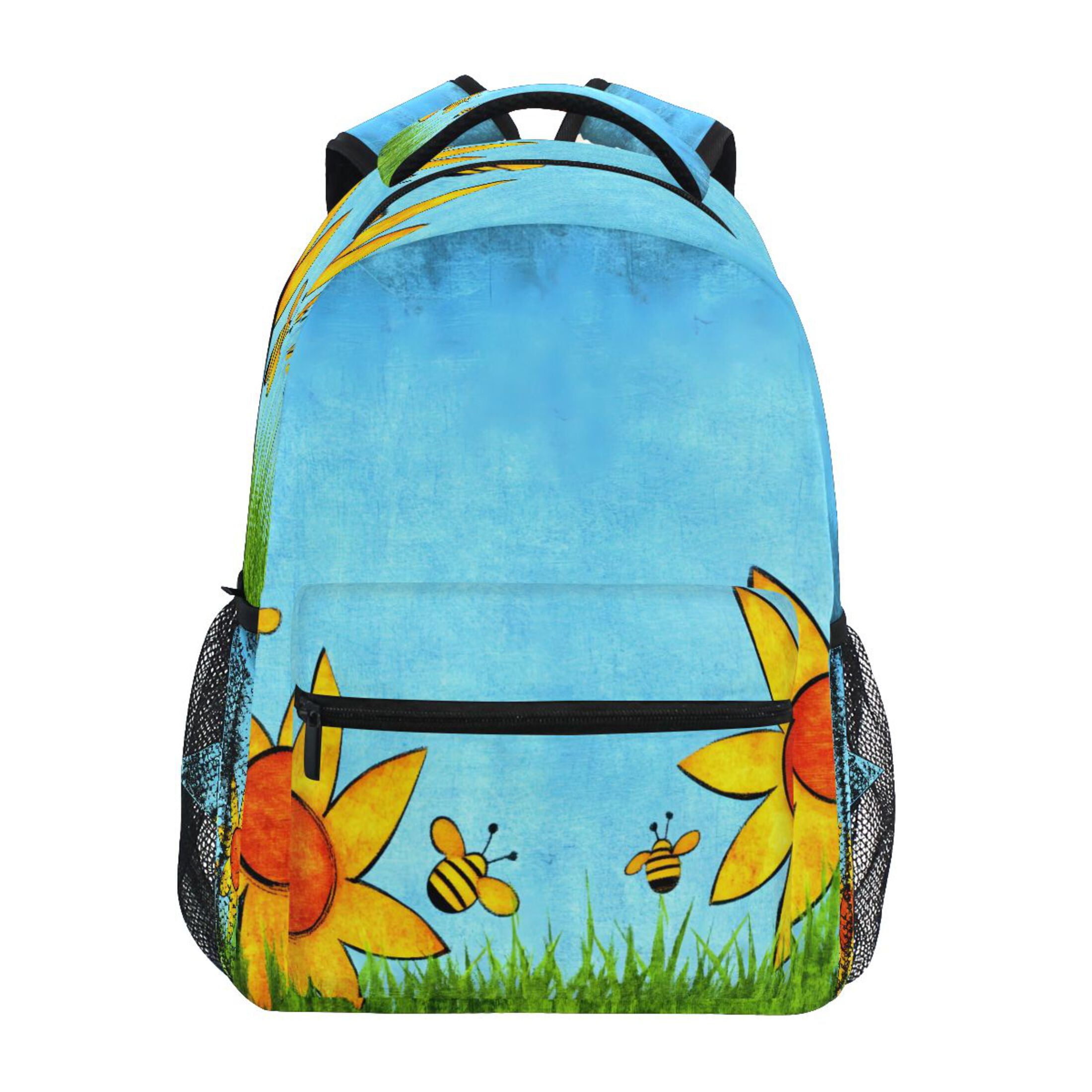 Sunflower Stylish Large Backpack 15L Self-Standing Durable Twill for ...
