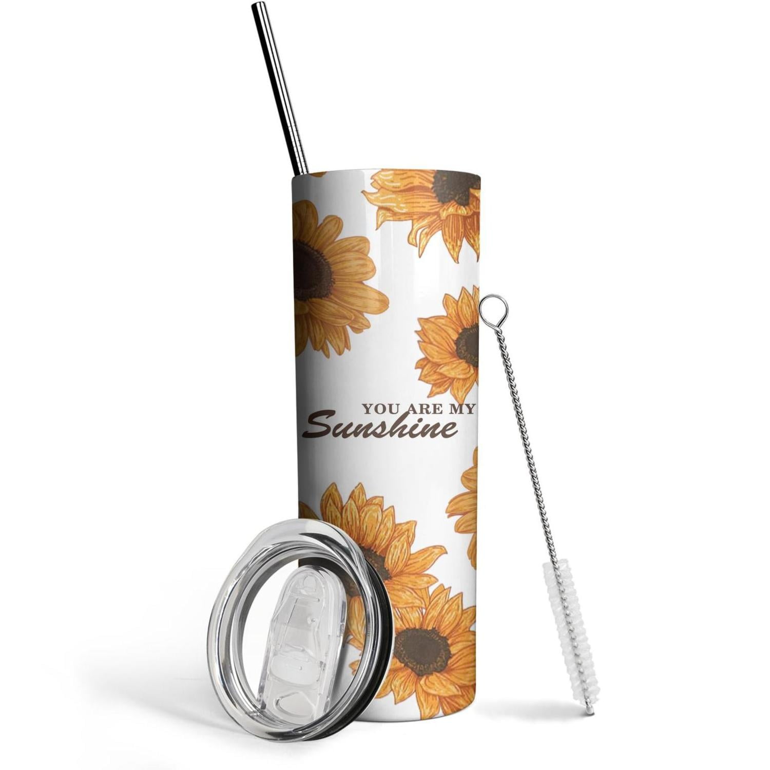 Sunflower Tumbler-You are My Sunshine-Birthday Gifts for Women Mom ...