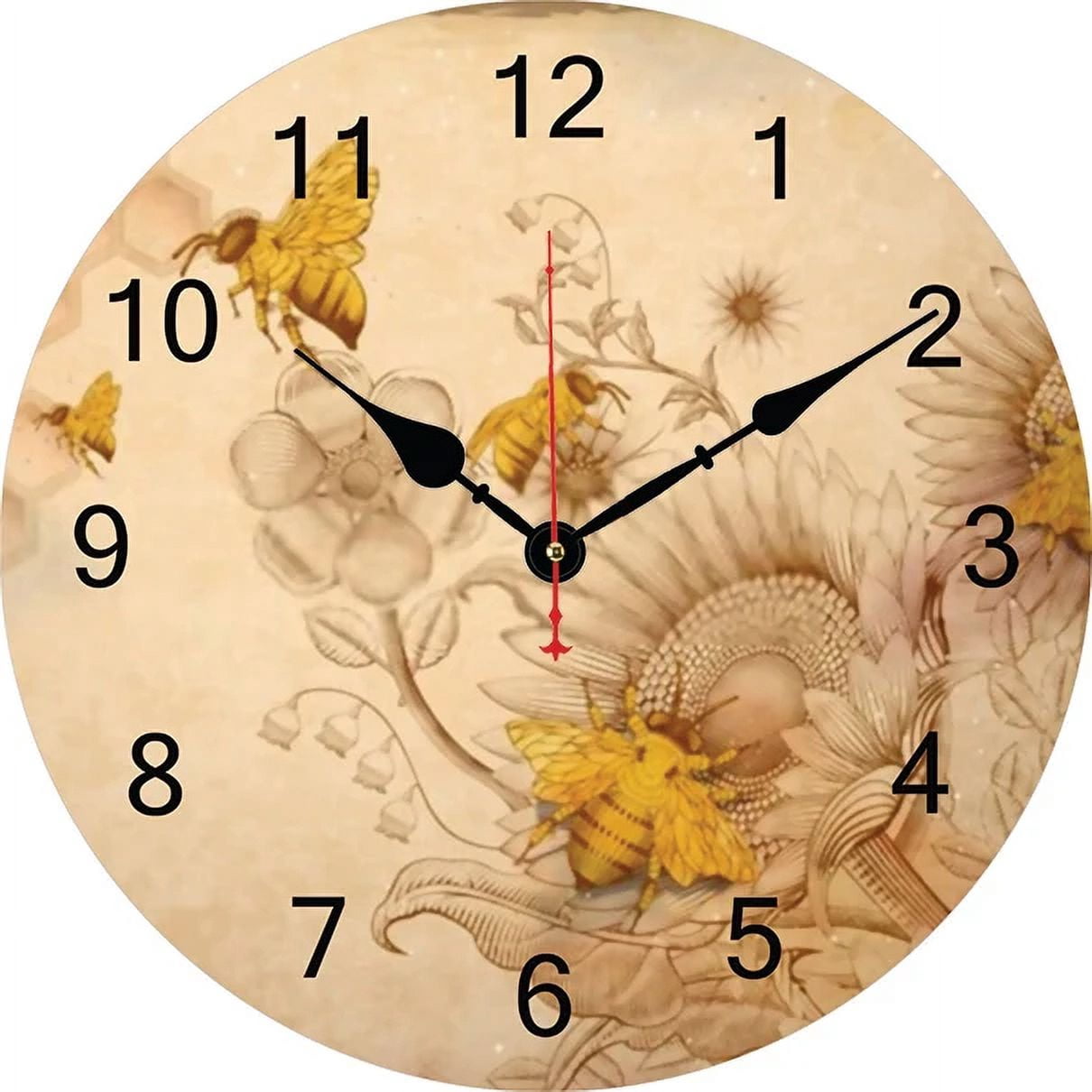 Sunflower Wall Clock Modern Design Living Room Bedroom Office ration ...