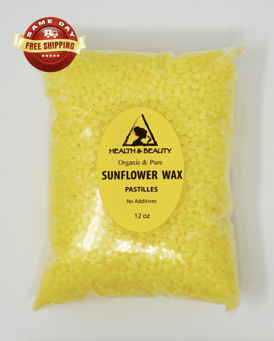 Sunflower Wax Organic Vegan 100% Pure Pastilles Beads 12 oz - Walmart.com