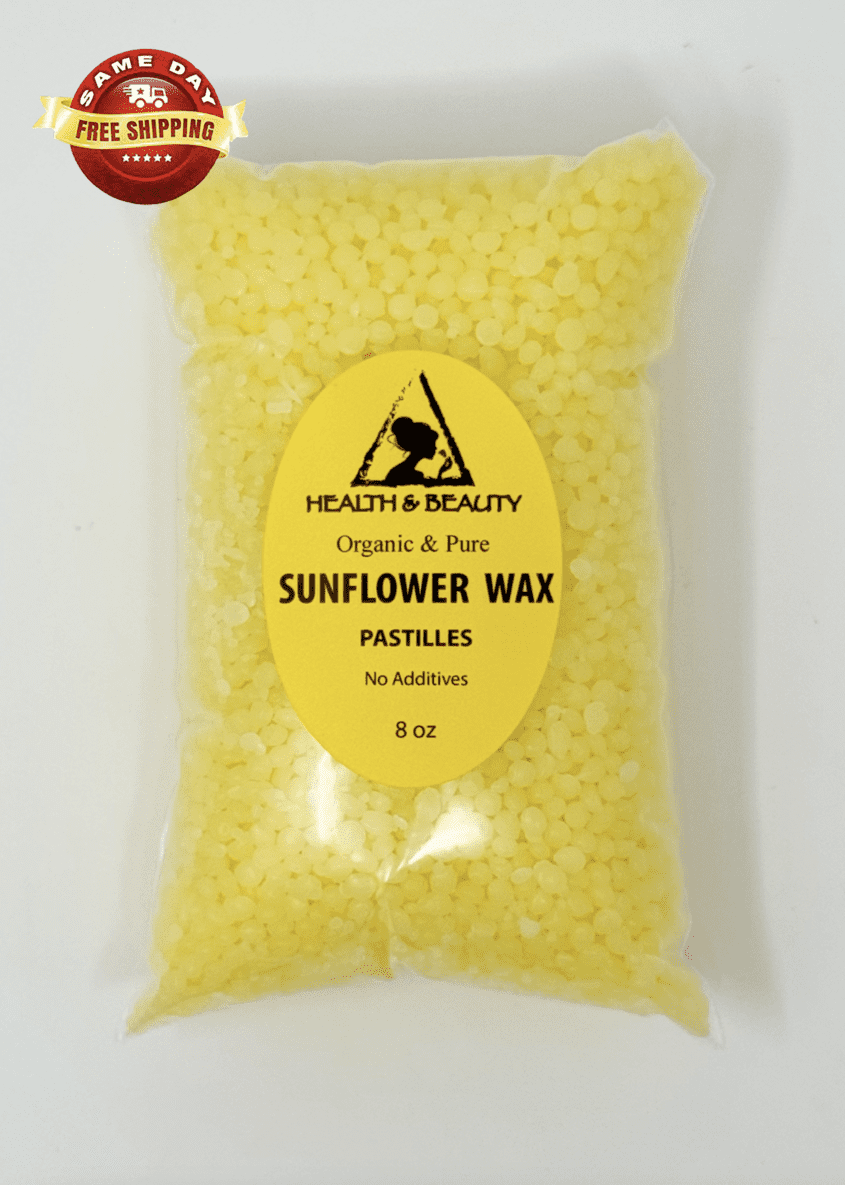 Sunflower Wax Organic Vegan 100% Pure Pastilles Beads 8 oz - Walmart.com