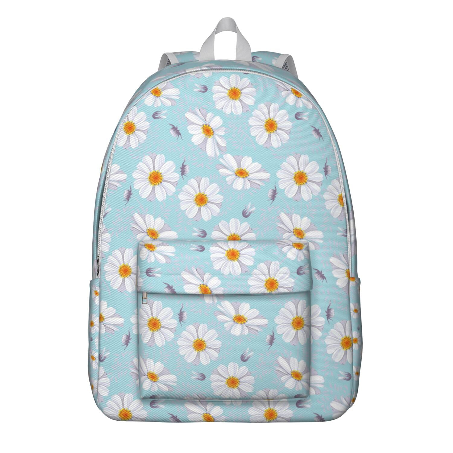 Sunflower & Wildflowers Backpack - Rustic Farmhouse Waterproof Daypack ...