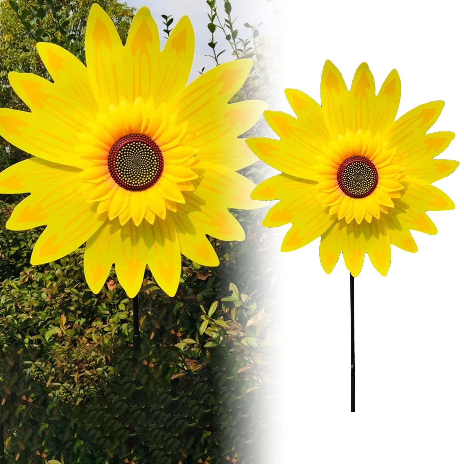 Sunflower Windmill Large Outdoor Garden Wind Yard Party Decoration ...