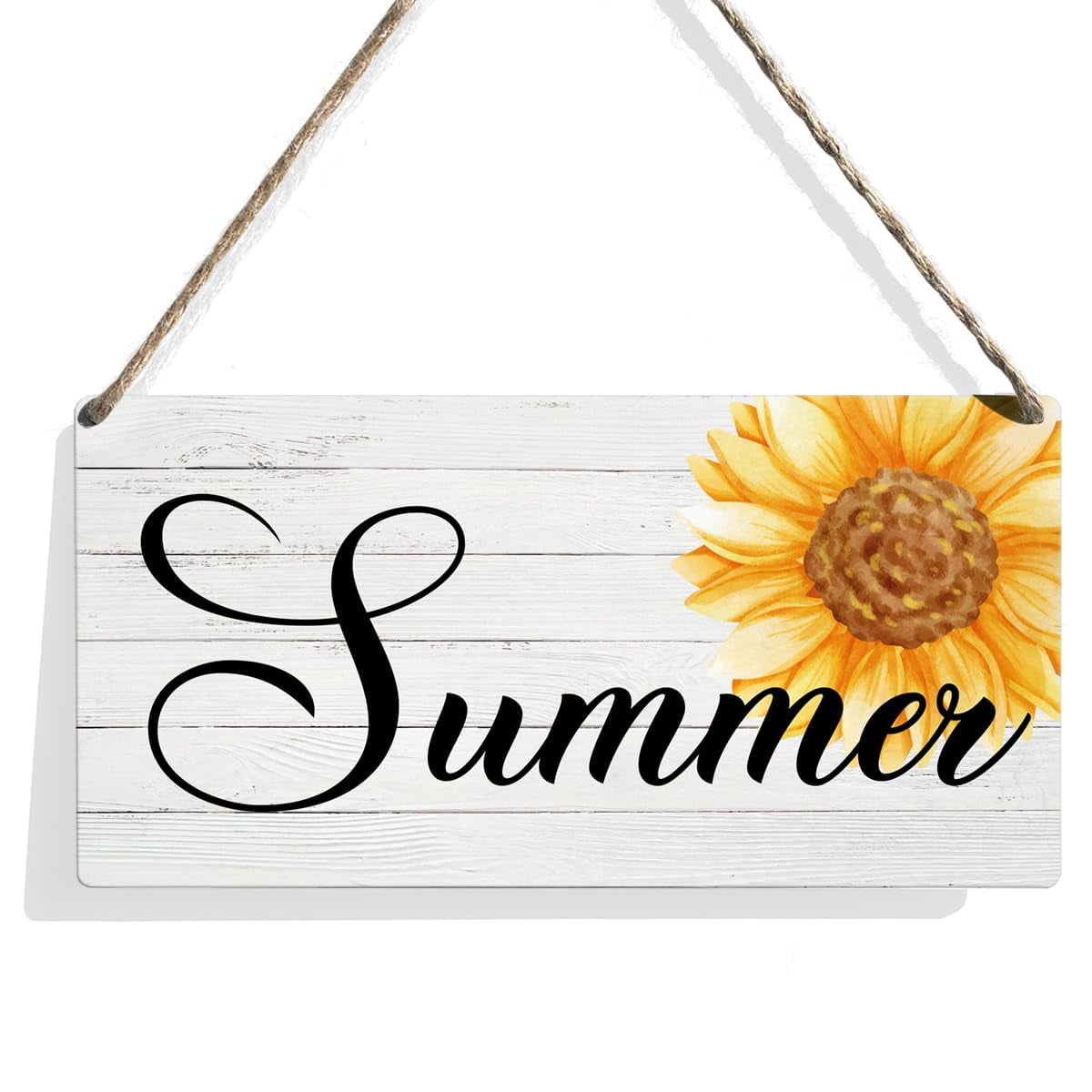 Sunflower Wooden Rustic Signs EC36 Home Wall Decor, Country Summer ...