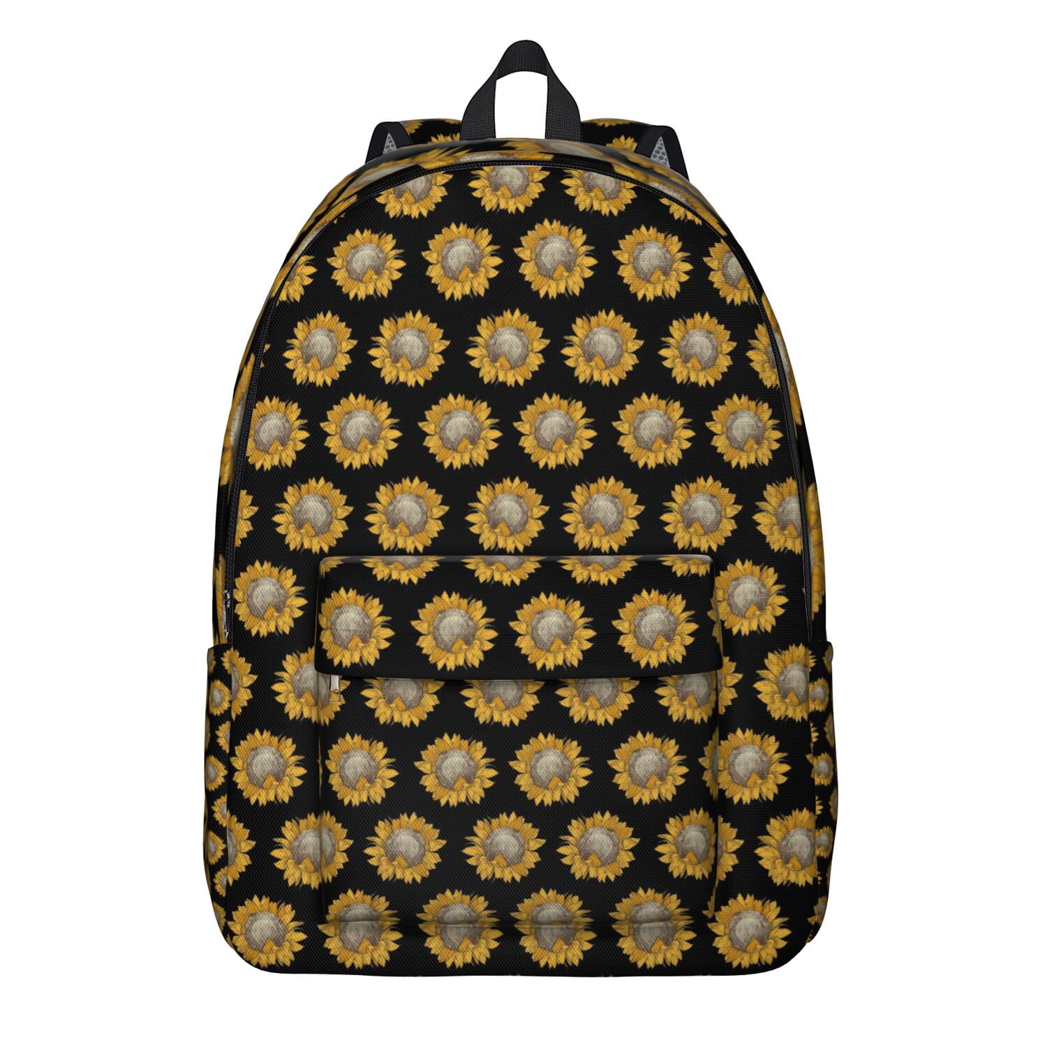 Sunflower and Truck Backpack - Rustic Vintage Waterproof Bookbag ...