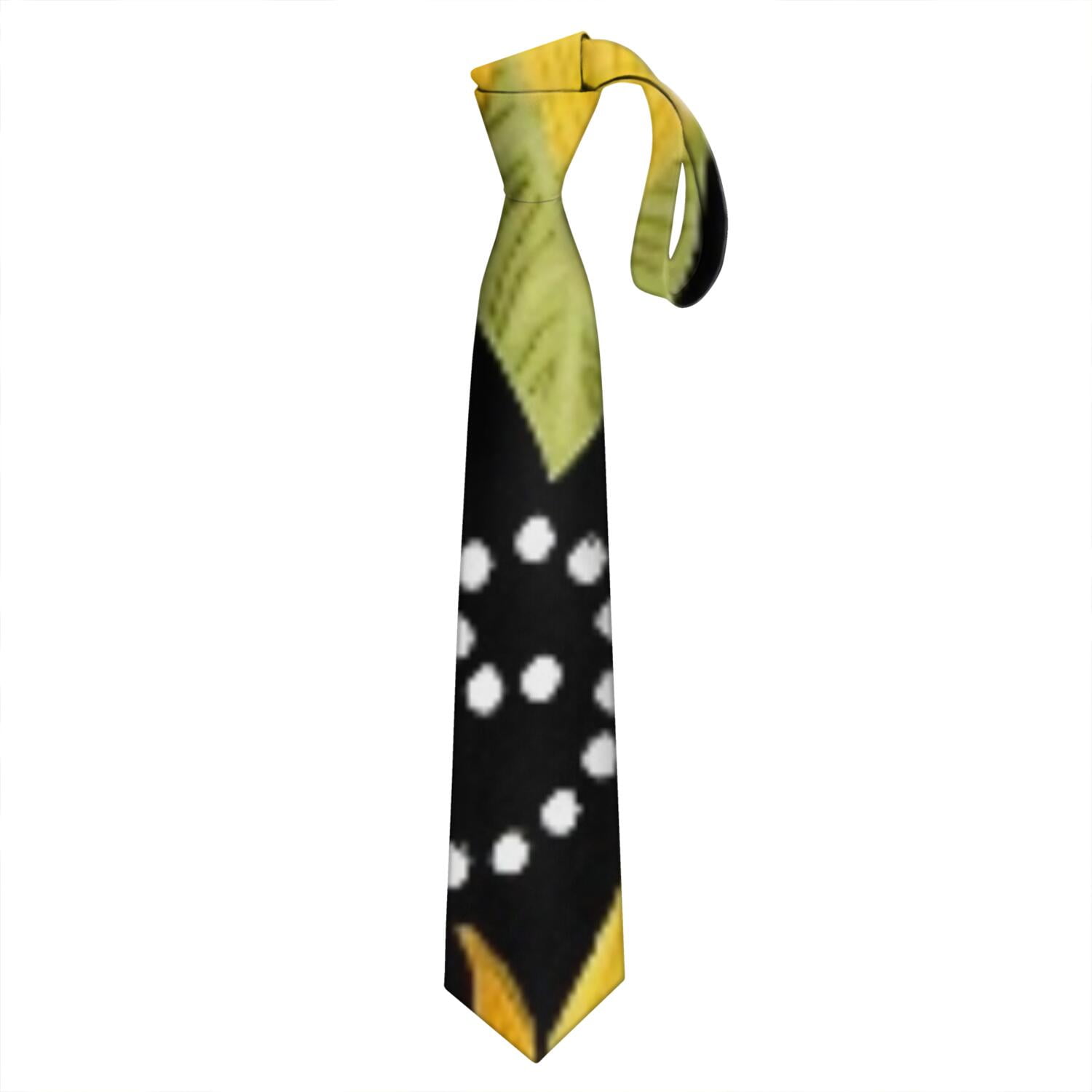 Sunflower and Truck Design Satin Tie - Retro Rustic Wedding & Prom ...