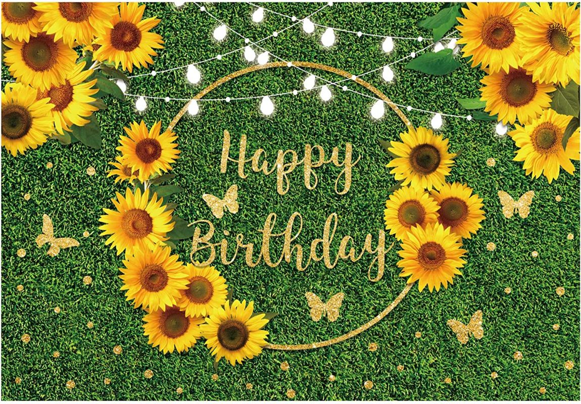 Sunflowers Backdrop Natural Field Rural Ranch Background Wedding ...