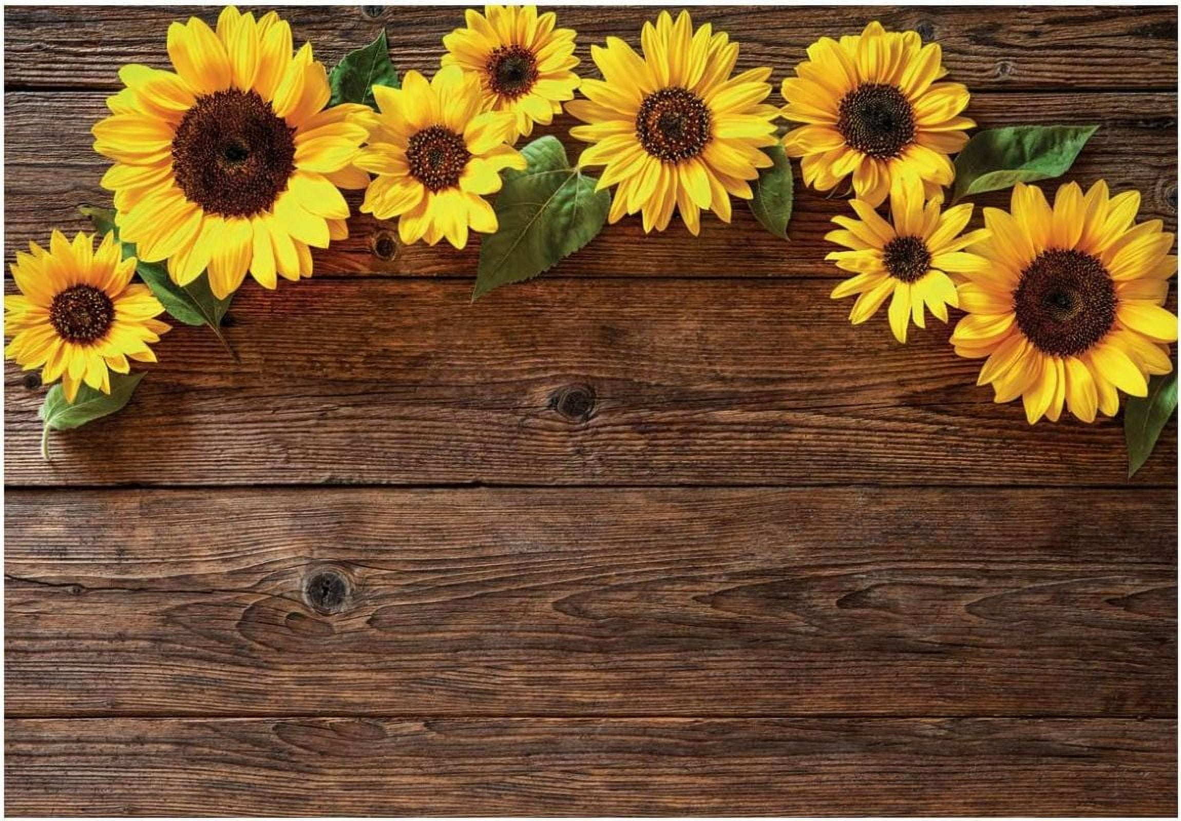Sunflowers Birthday ration Background Custom Backdrop Party Photography ...