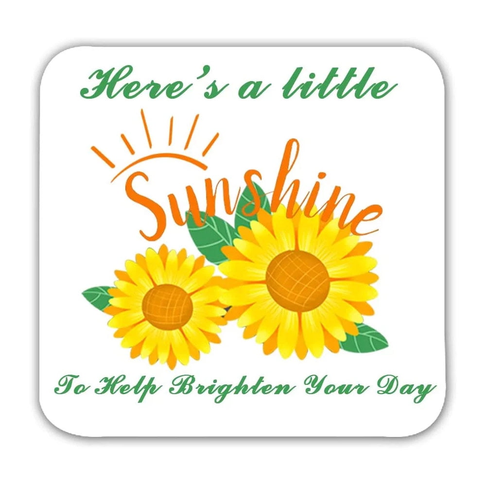 Sunflowers Decals Stickers,2inch Here’s A Little Sunshine Sunflower ...