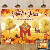 7x5FT Autumn Thanksgiving Photography Backdrop Pumpkin Maple Leaf ...