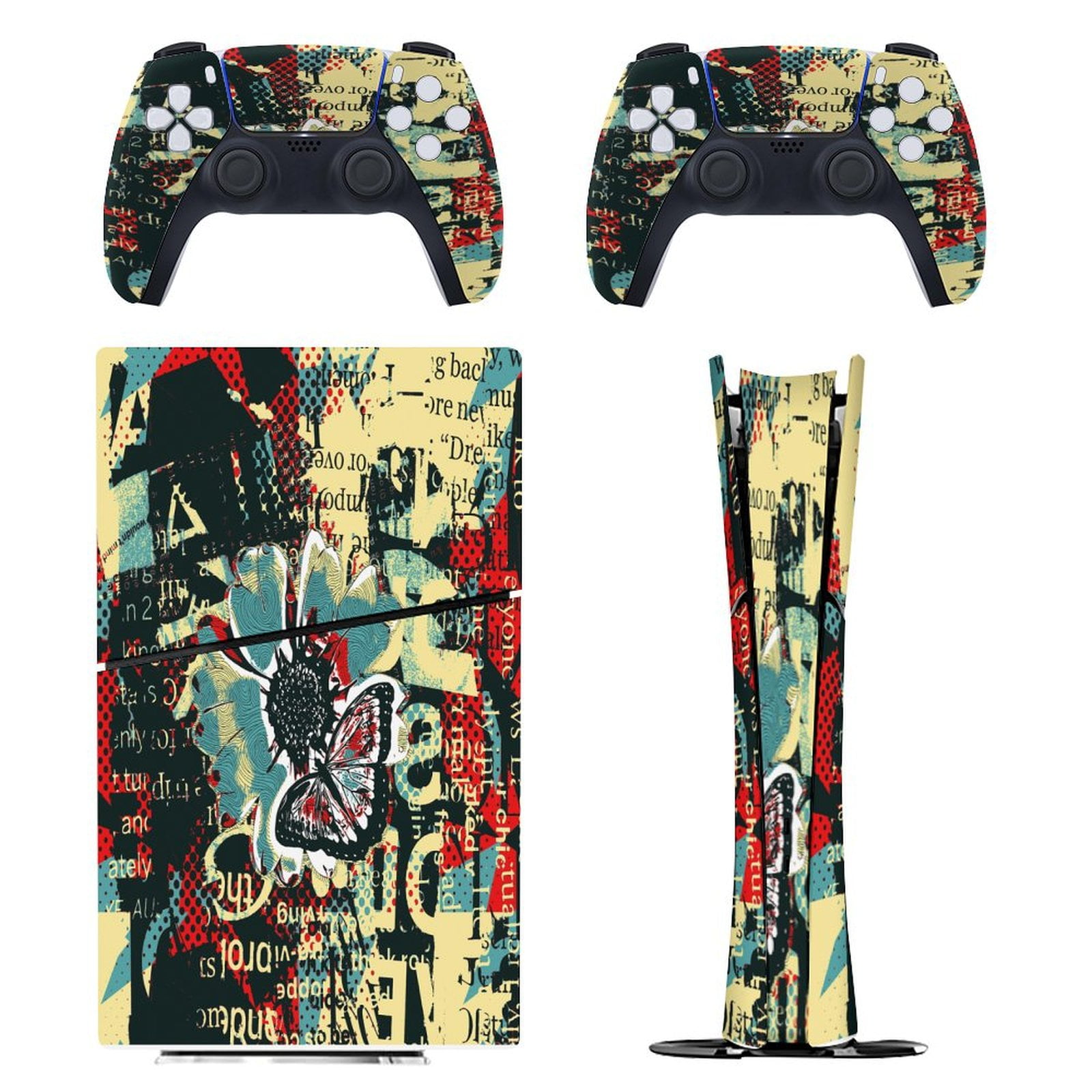 Sunflowers, News, Newspapers, Retro PS5/PS5 Slim Digital Disc Skin ...