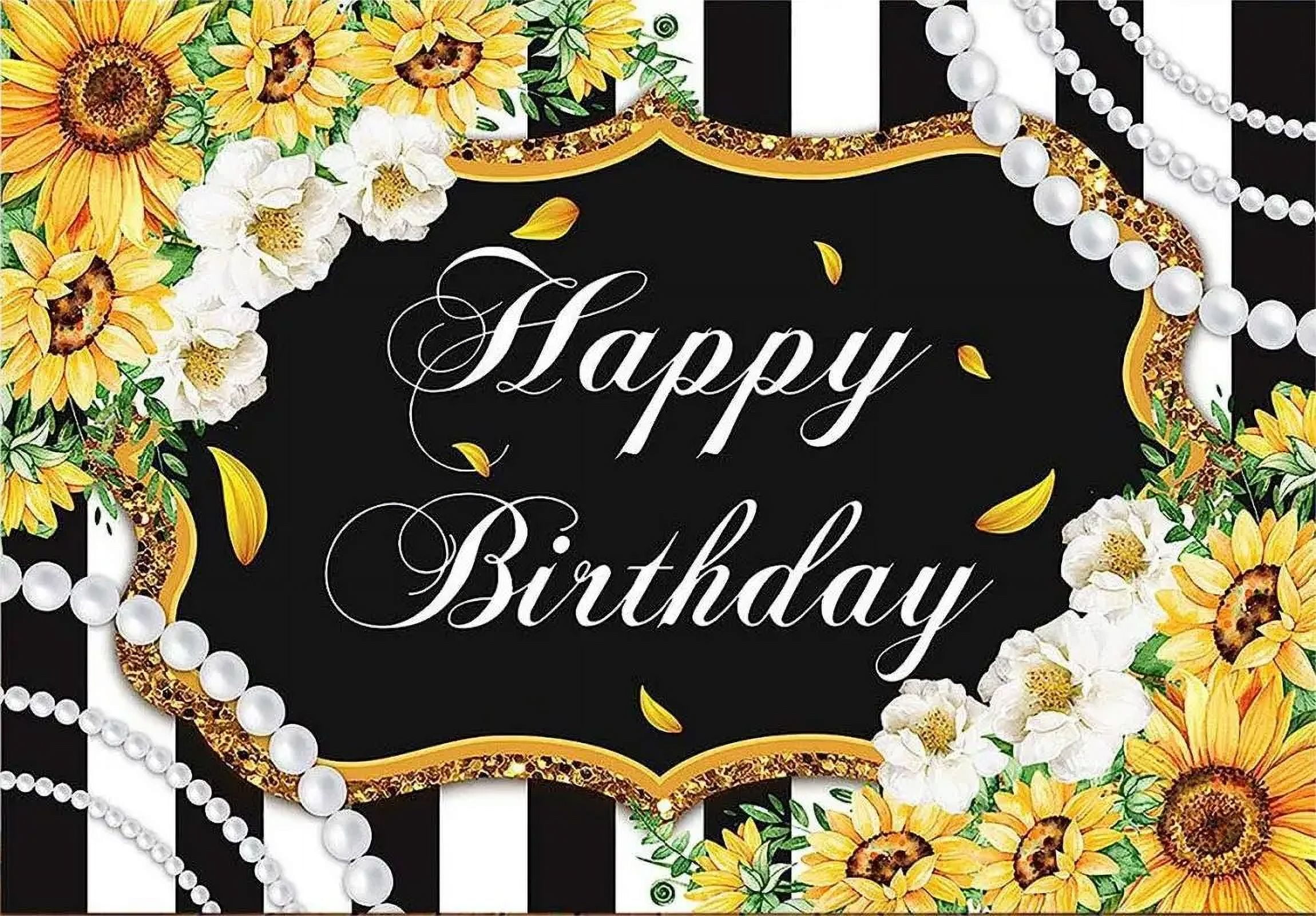 Sunflowers Photo Background ration Baby Shower Party Birthday Photography Backdrops Custom ...