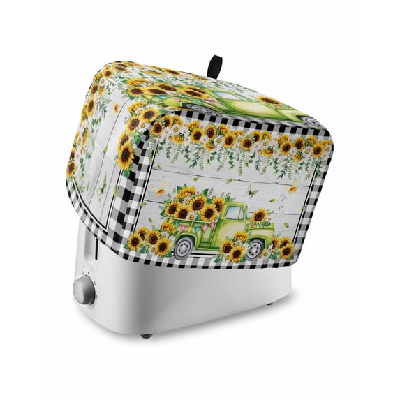 Sunflowers Toaster Cover 4 Slice, Large Kitchen Appliance Covers ...