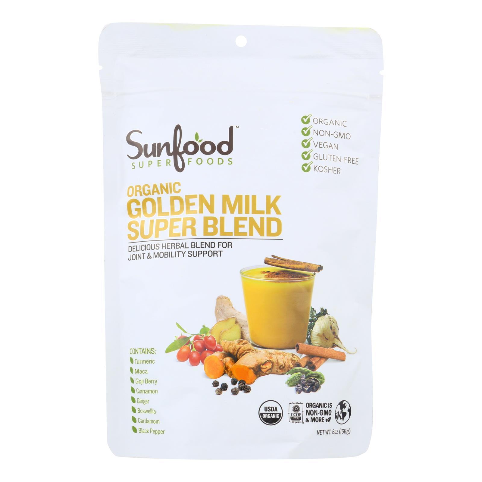 Sunfood - Super Blend Golden Milk - 1 Each -6 OZ - Walmart.com