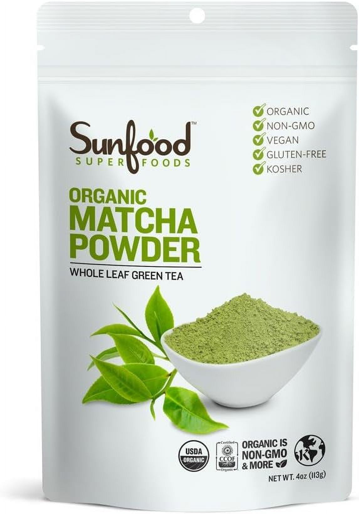 Sunfood Superfoods Organic Matcha Powder Culinary Grade - Walmart.com