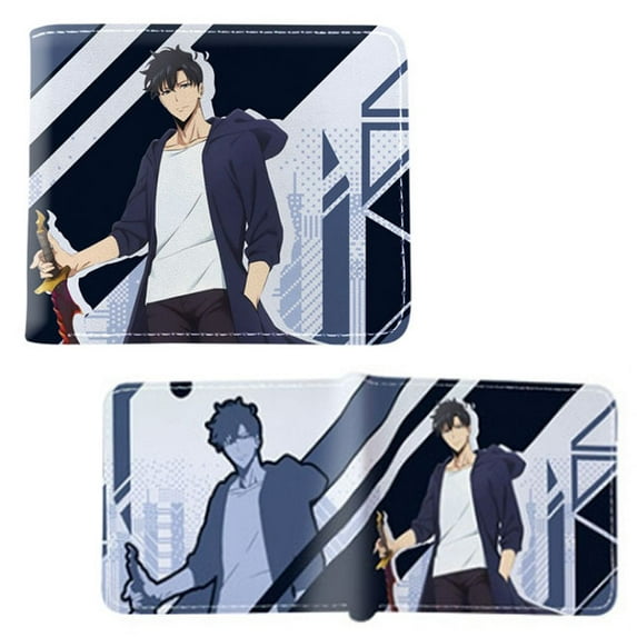 Sung Jinwoo Style A - Solo Leveling 4x5" Bi-Fold Wallet - Walmart.com