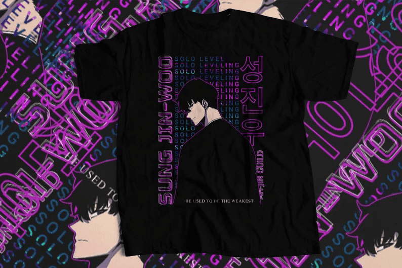 Sung Jinwoo shirt, Thomas Andre, Statue of God, Solo, Leveling, shirt ...