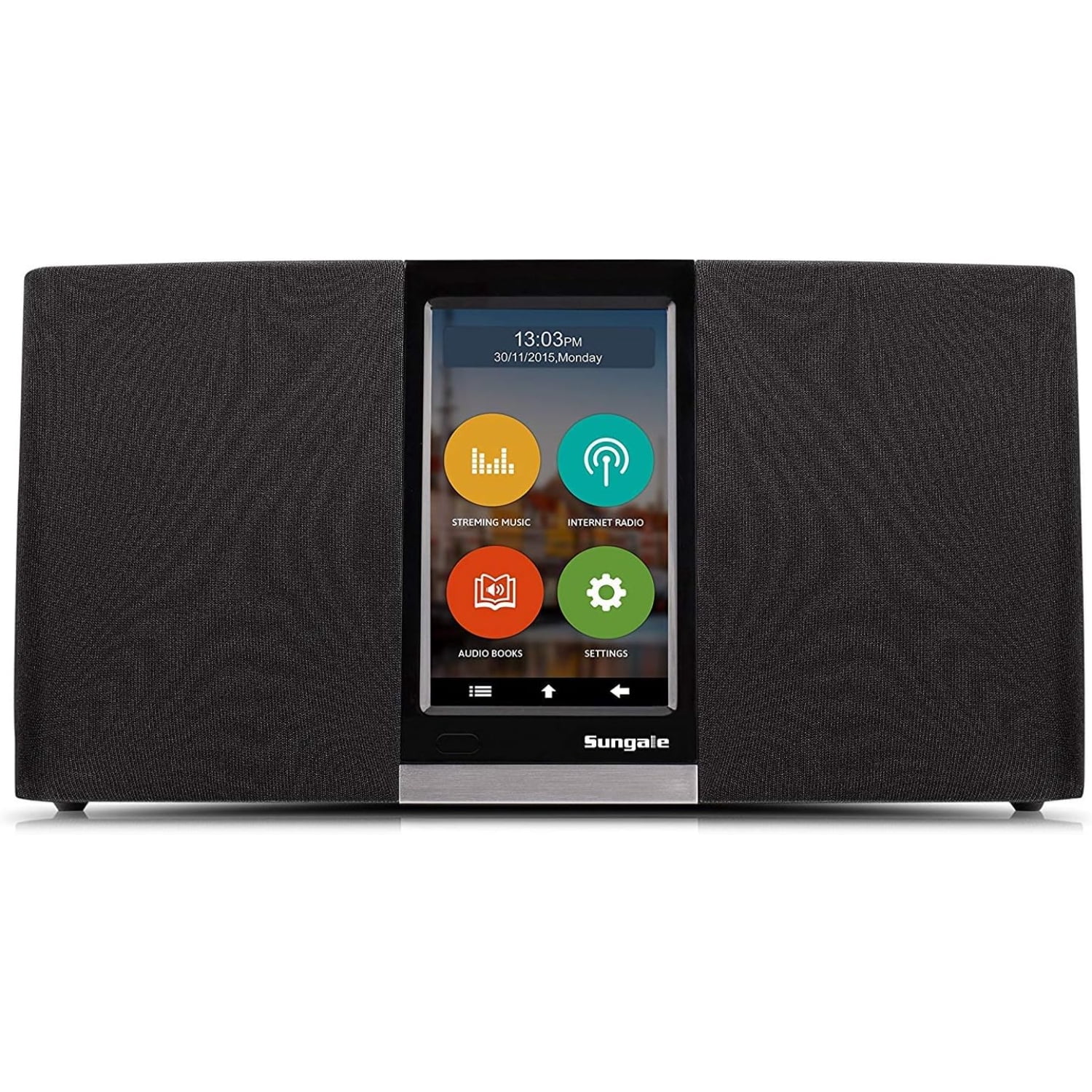 Sungale 3rd Gen. Wi-Fi Internet Radio with Easy Operation Touch Screen ...
