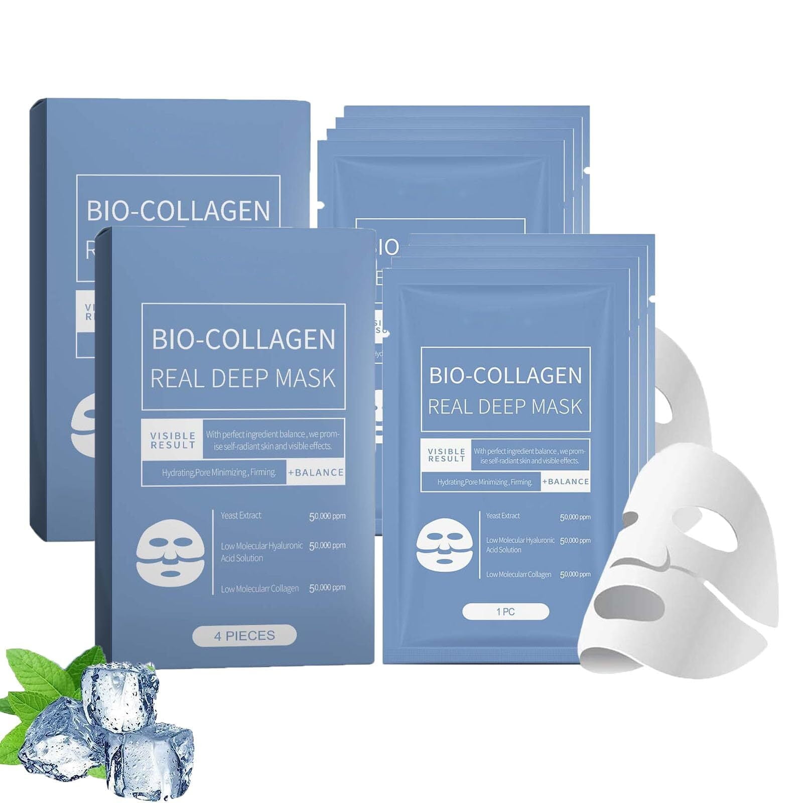 Sungboon Collagen Mask, Sungboon Anti Wrinkle Mask, Bio-Collagen Deep ...