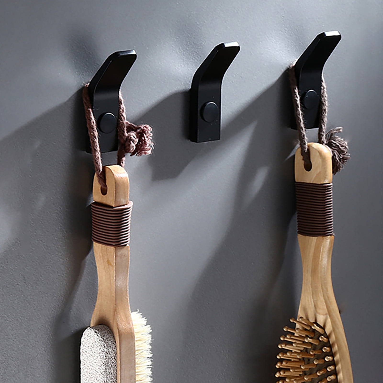 Sunggoko Towel Hooks made of Stainless Steel Black, 3 Count - Walmart.com