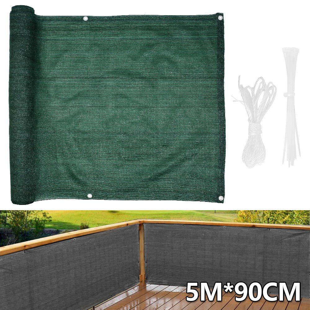 Sunggoko Cable Ties 3ft Privacy Fence Screen Screen X16.4ft Balcony ...