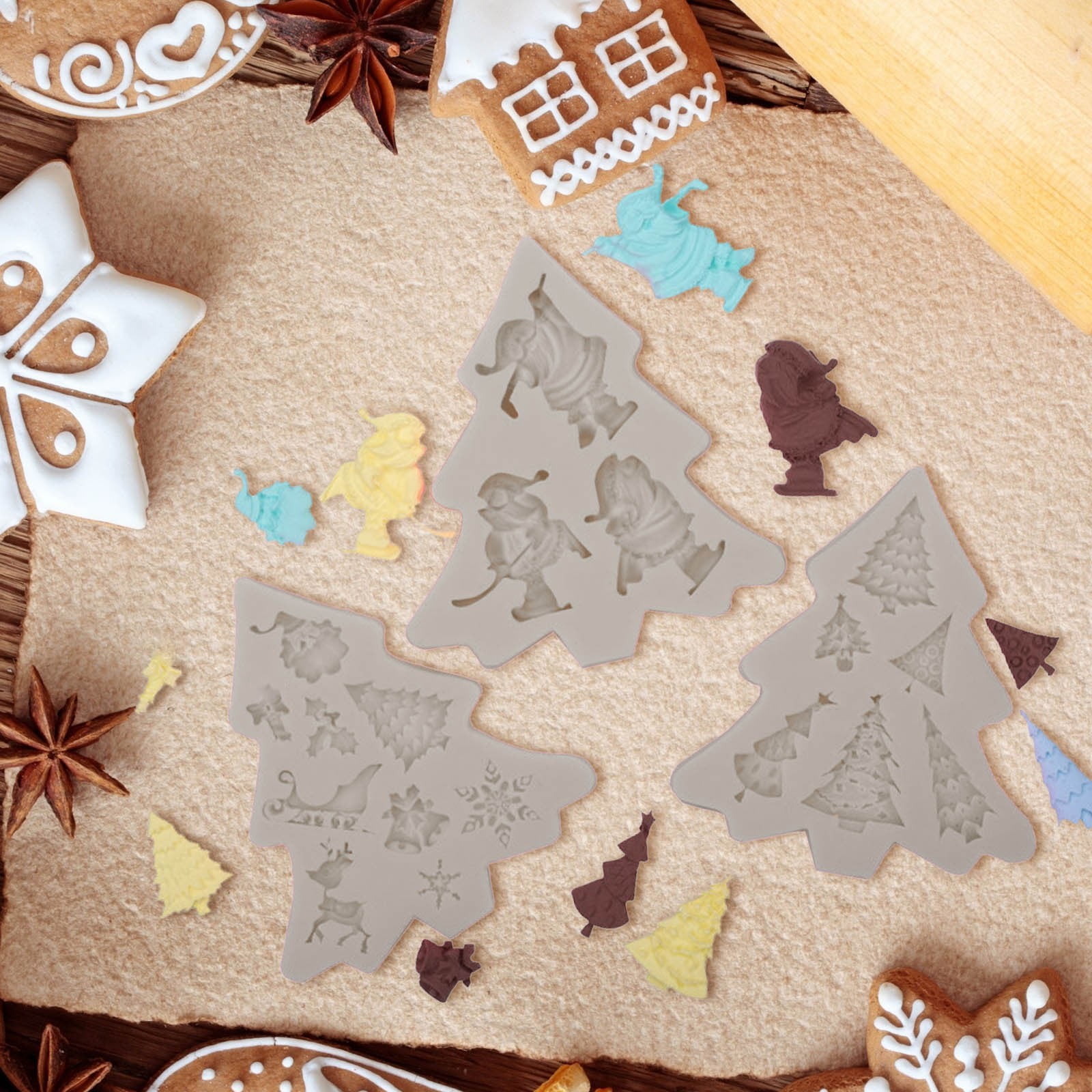 Sunggoko Christmas Series Christmas Tree Snowflake Decoration Christmas ...