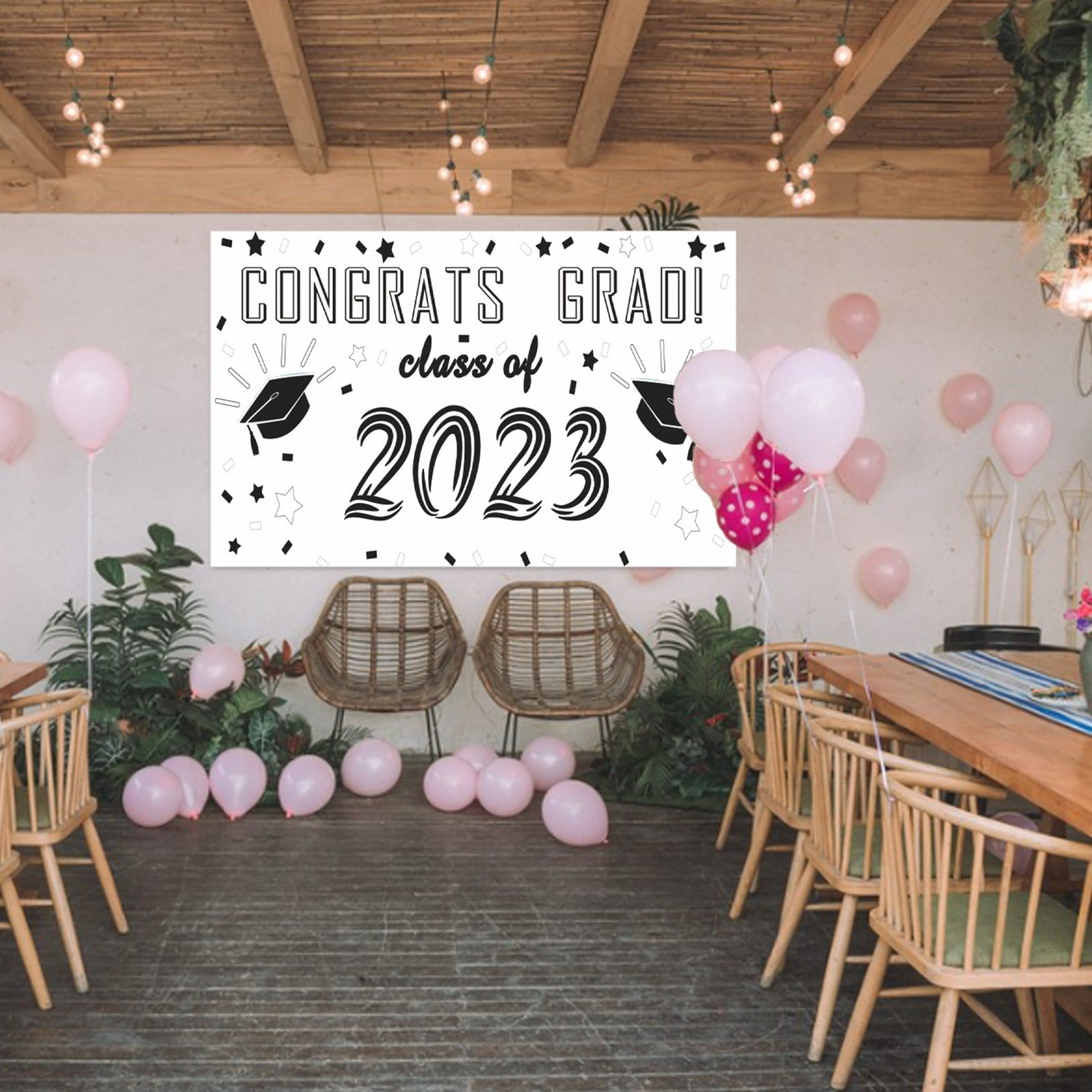 Sunggoko Graduation Season Banner Background Cloth Graduation Banner ...