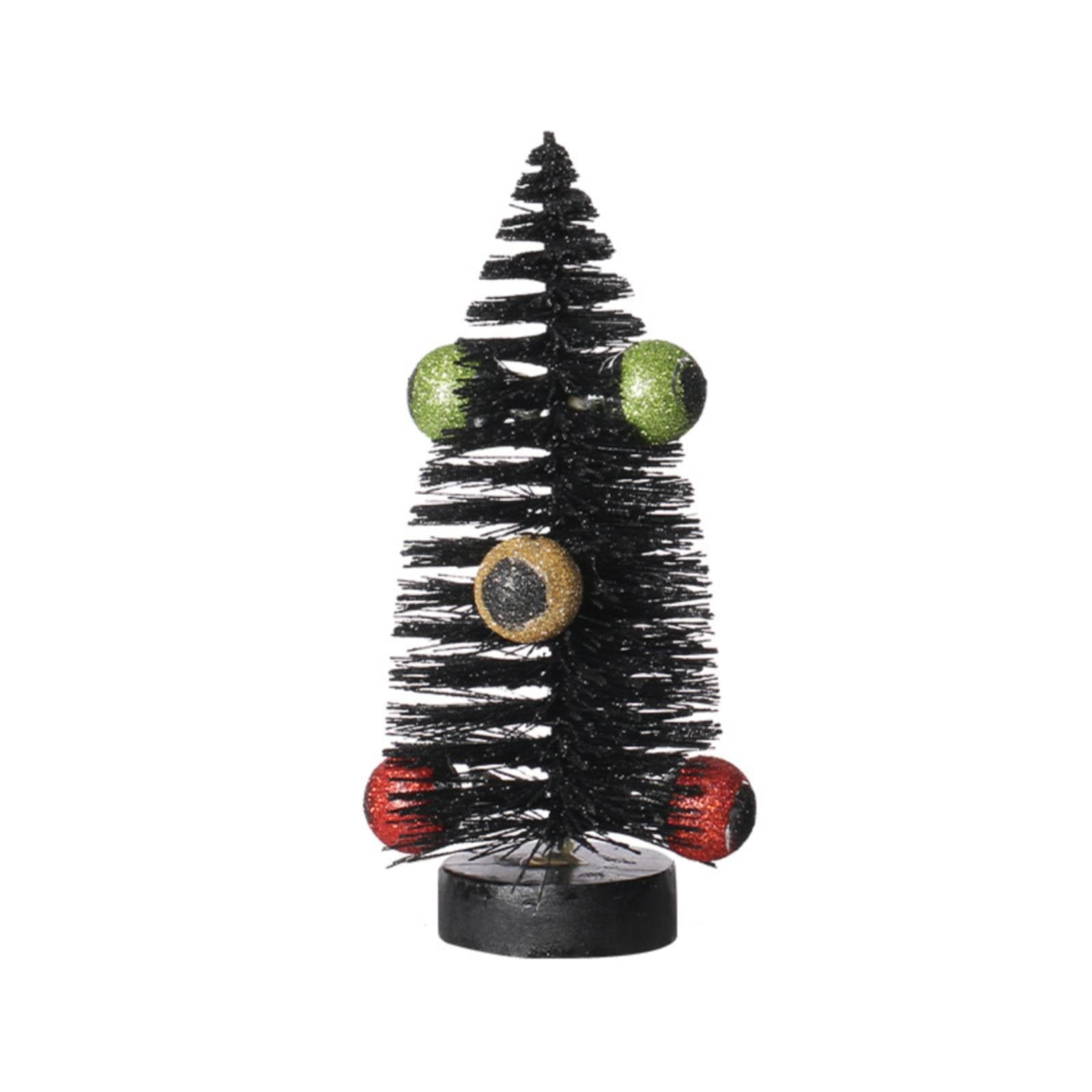 Sunggoko Halloween Statue Ghost Figurine Halloween Bottle Brush Trees ...