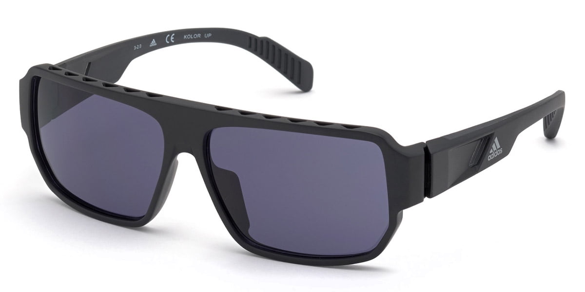 Sunglasses Adidas Sport SP 0038 02A Matte Black / Smoke - Walmart.com