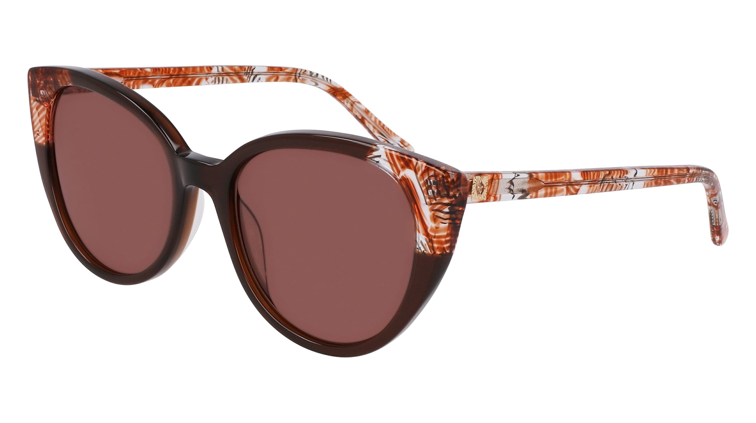 Sunglasses Anne Klein AK 7099 200 Mocha Plaid - Walmart.com