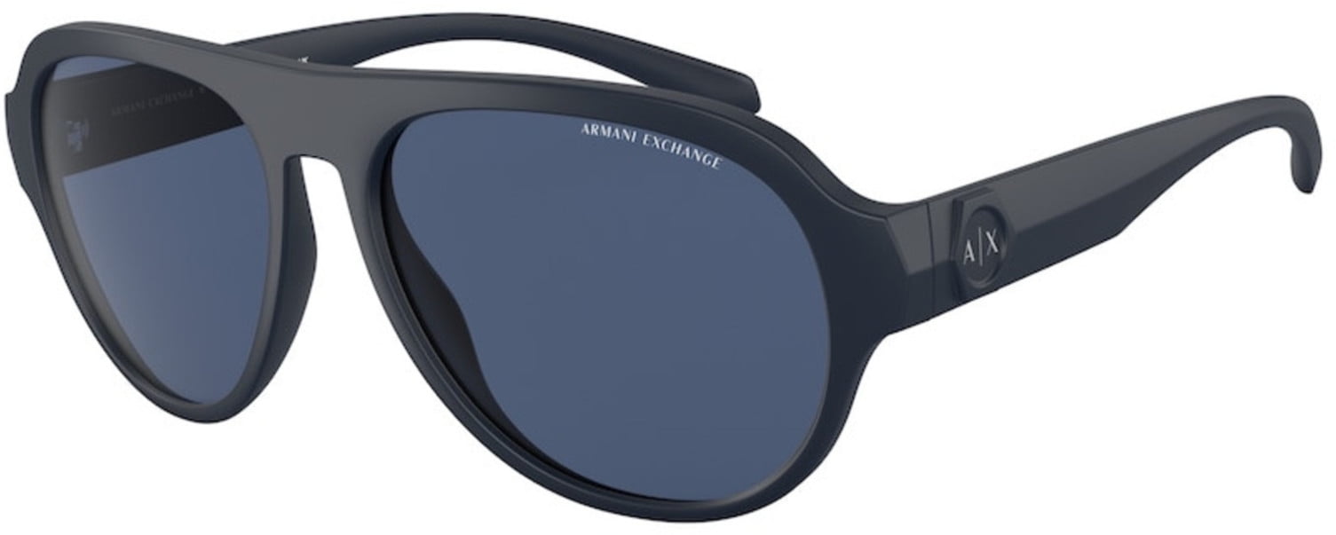 Sunglasses Armani Exchange AX 4126 SU 818180 Matte Blue - Walmart.com