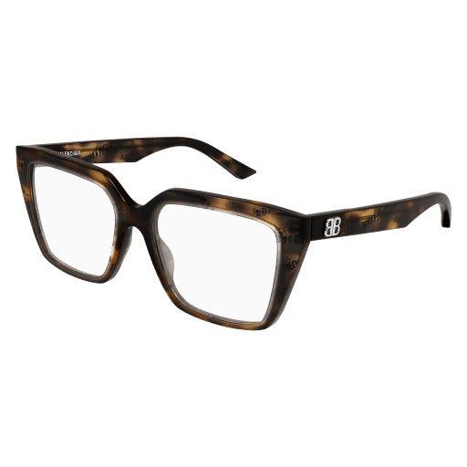 Sunglasses Balenciaga BB 0130 O- 008 Havana / Transparent - Walmart.com