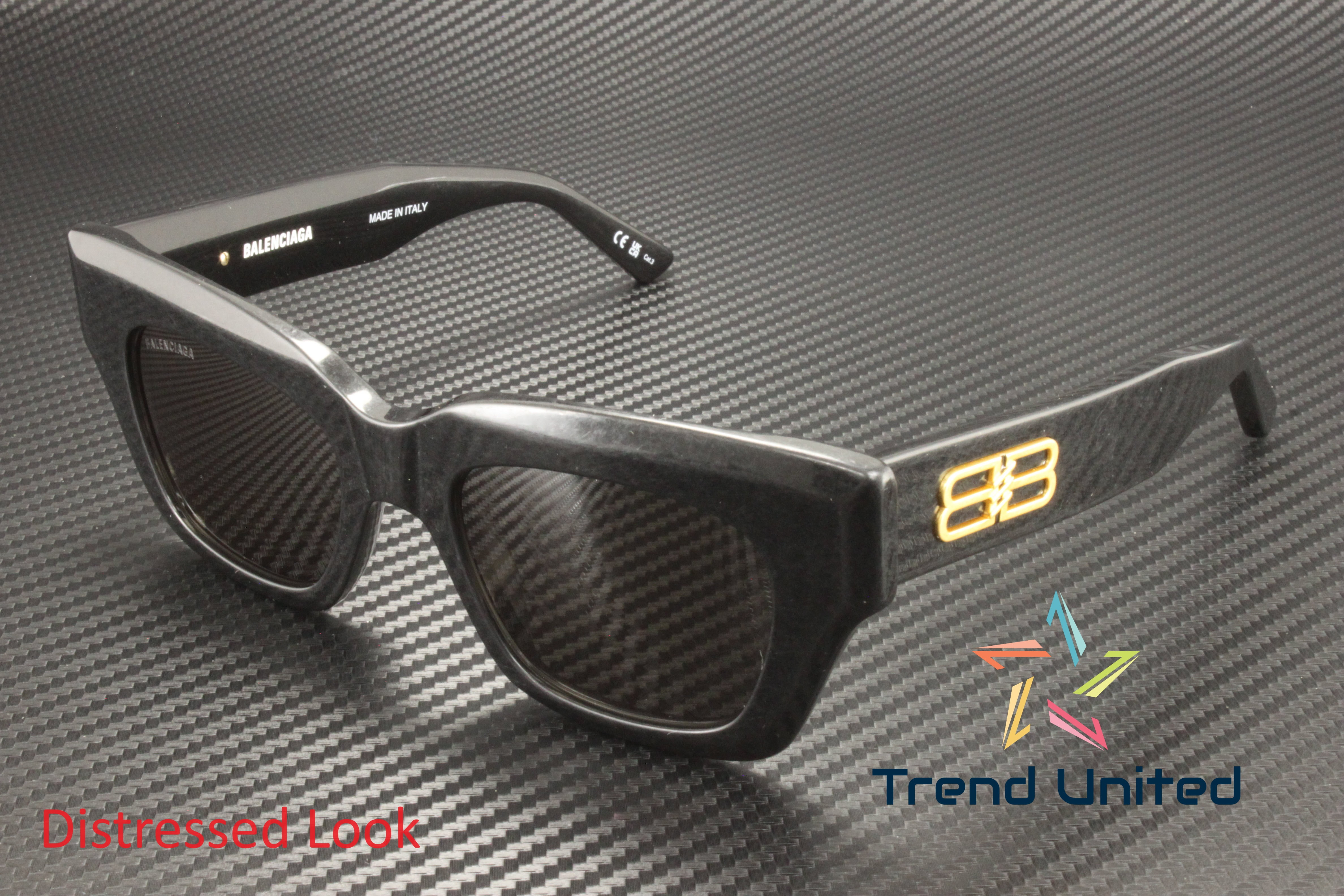 Sunglasses Balenciaga BB 0234 S- 001 Black / Grey - Walmart.com