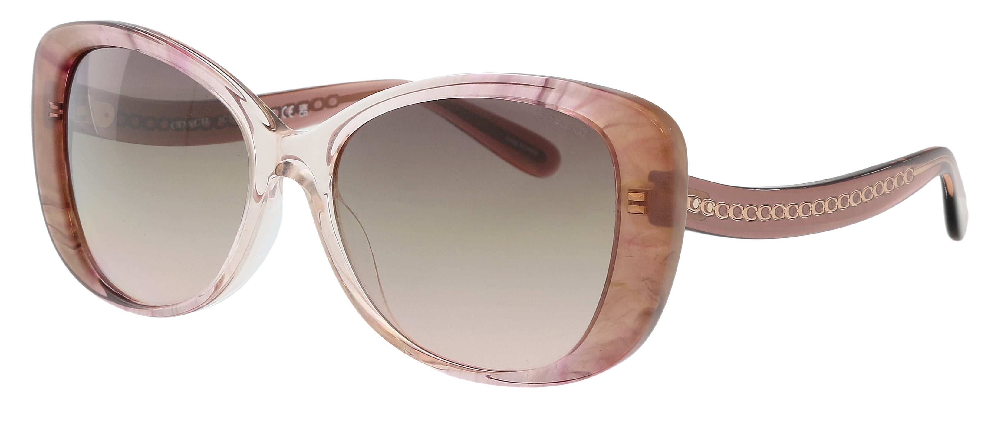 Sunglasses Coach HC 8322 5656U8 C6183 Transparent Pink Ombre B ...