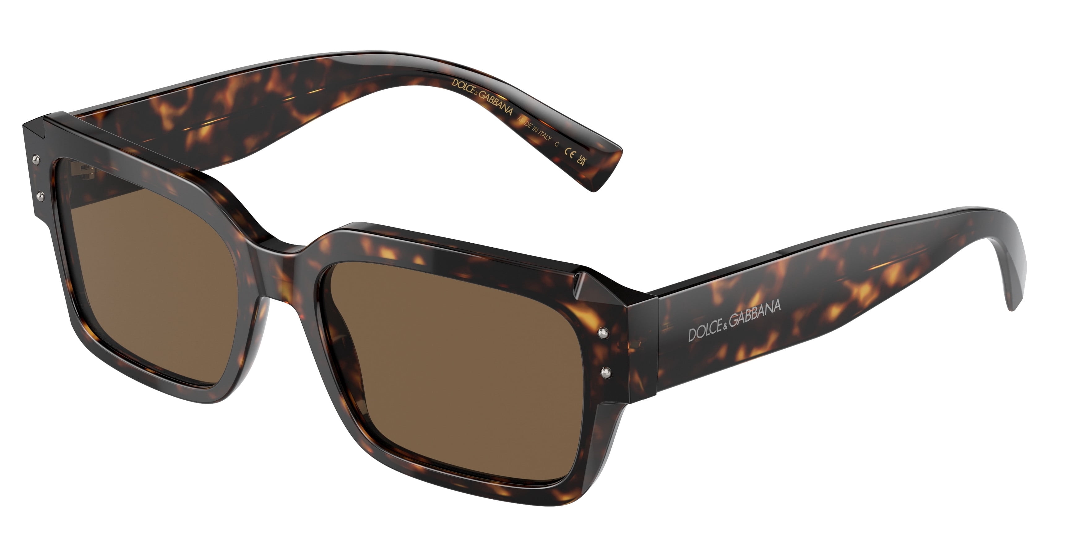 Sunglasses Dolce & Gabbana DG 4460 F 502/73 Havana Dark Brown - Walmart.com