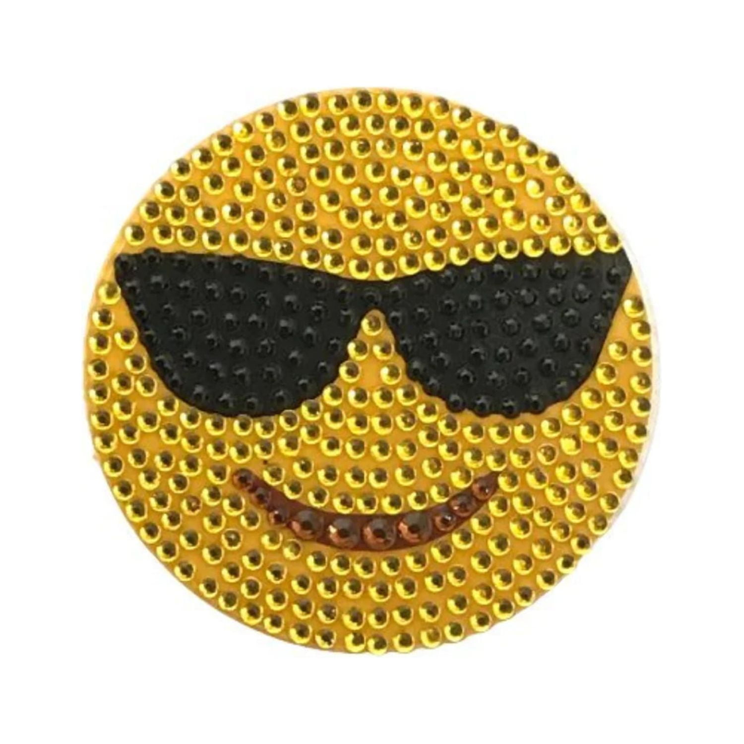 Sunglasses Face Emoji Glitter Sticker (Each) - Walmart.com