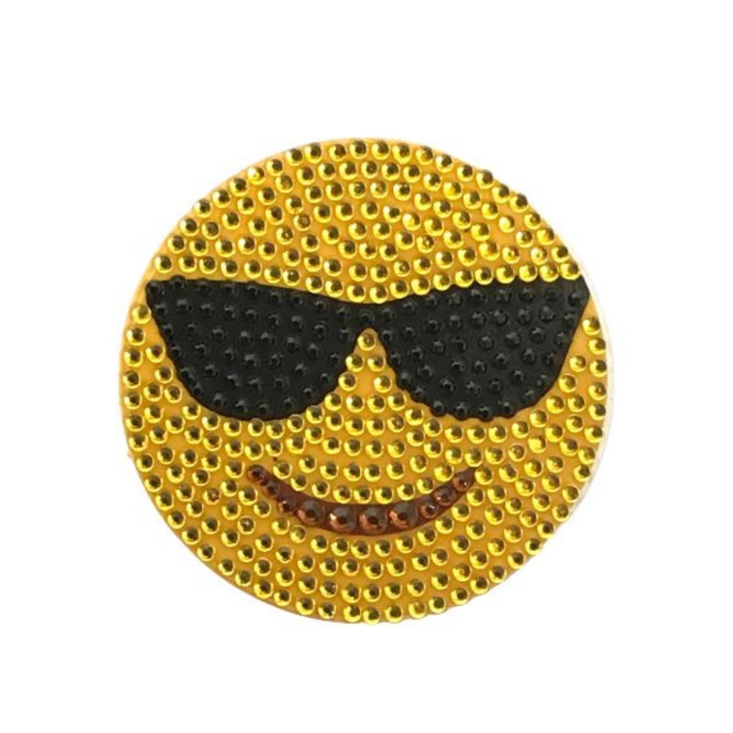 Sunglasses Face Emoji Glitter Sticker (Each) - Walmart.com