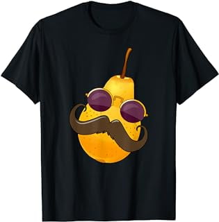 Sunglasses Face Funny Fruit Cool Pear T-Shirt - Walmart.com