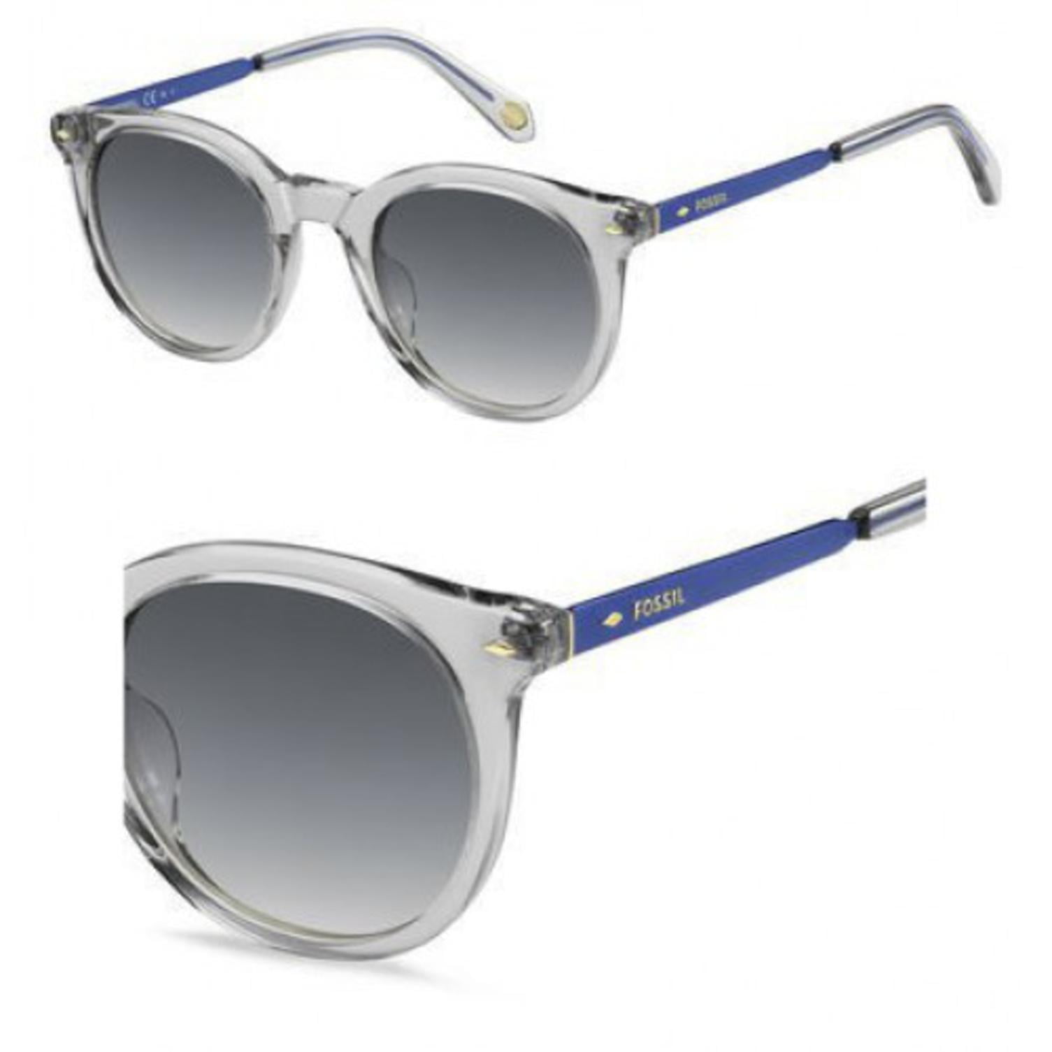 Sunglasses Fossil 2053 /S 00BJ Gray Blue / F8 Gradient Lens - Walmart.com
