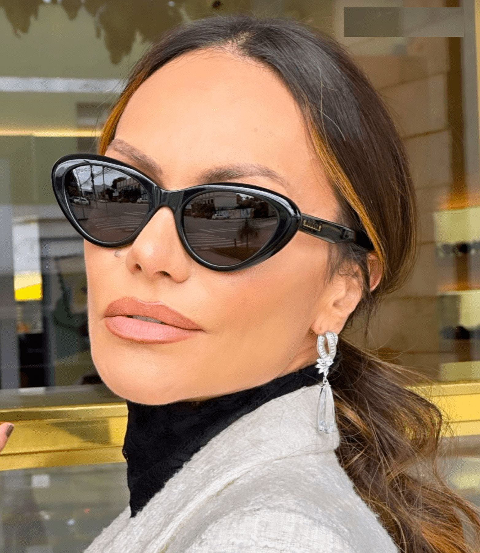Sunglasses Gucci GG 1170 S- 001 Black / Grey - Walmart.com