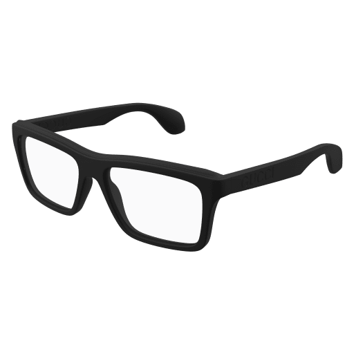 GUCCI GG1573O-001-55 Eyeglasses Size 55mm 16mm 145mm black Men ...