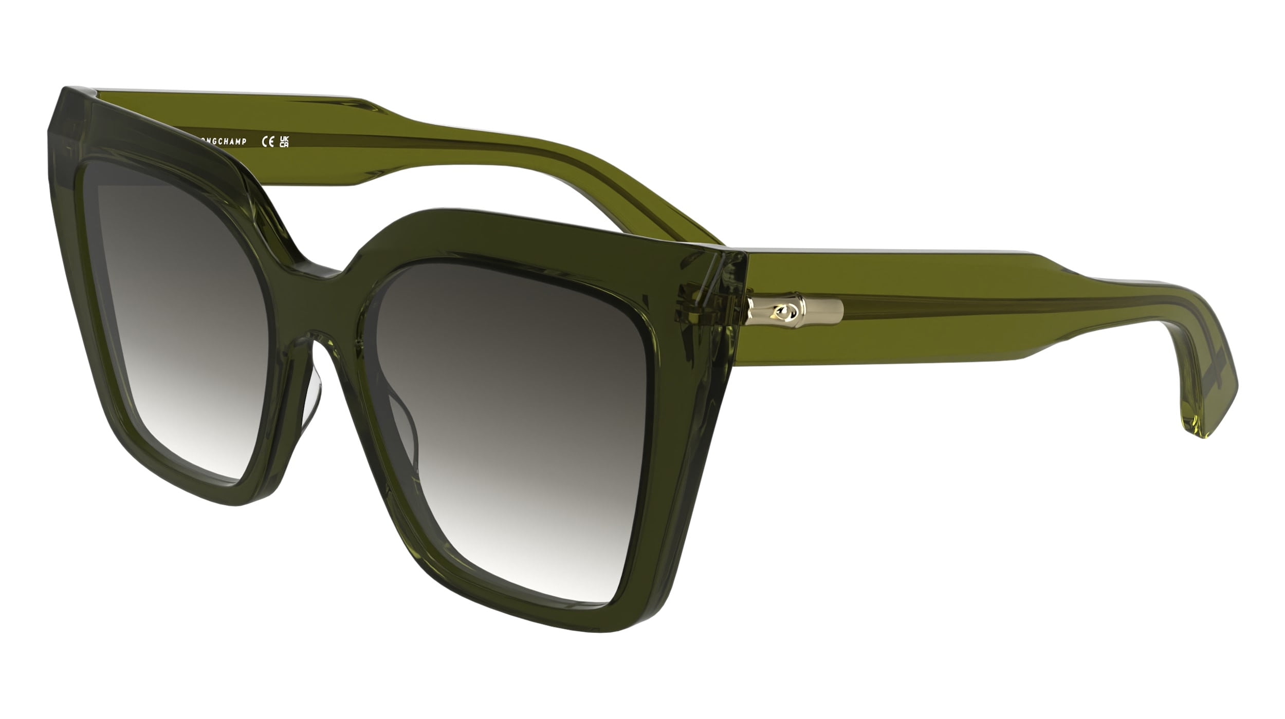 Sunglasses LONGCHAMP LO 778 S 300 Transparent Green - Walmart.com