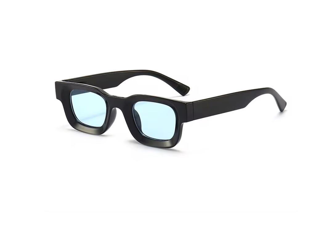 Sunglasses Men Square Fashion Style Classic Shades Retro Blue - Walmart.com